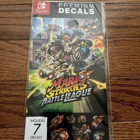Nintendo | Other | Mario Strikers Battle League Decals Stickers | Poshmark